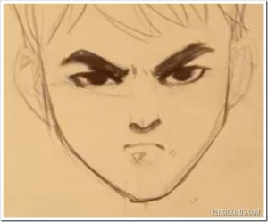 How To Draw An Angry Face While Smiling